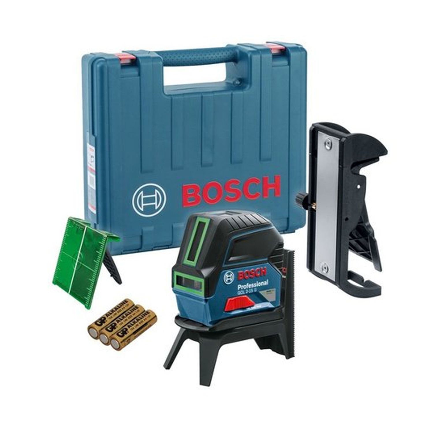 NÍVEL À LASER VERDE GCL 2-15 G 0601066J00 BOSCH | Casa do Marceneiro - casadomarceneiro